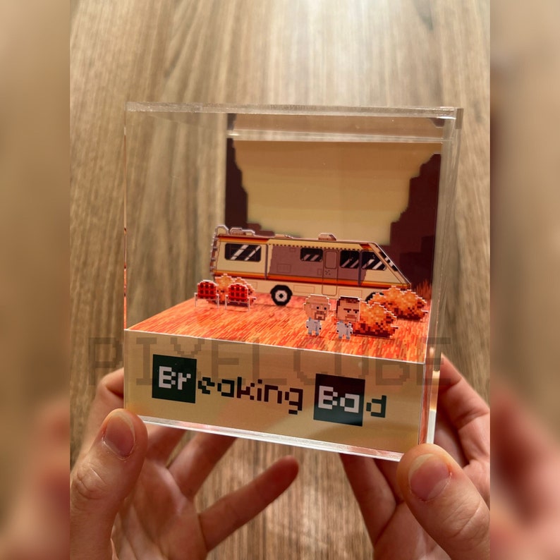 Breaking Bad DIY Diorama Cube Template Breaking Bad Cube Digital File ...