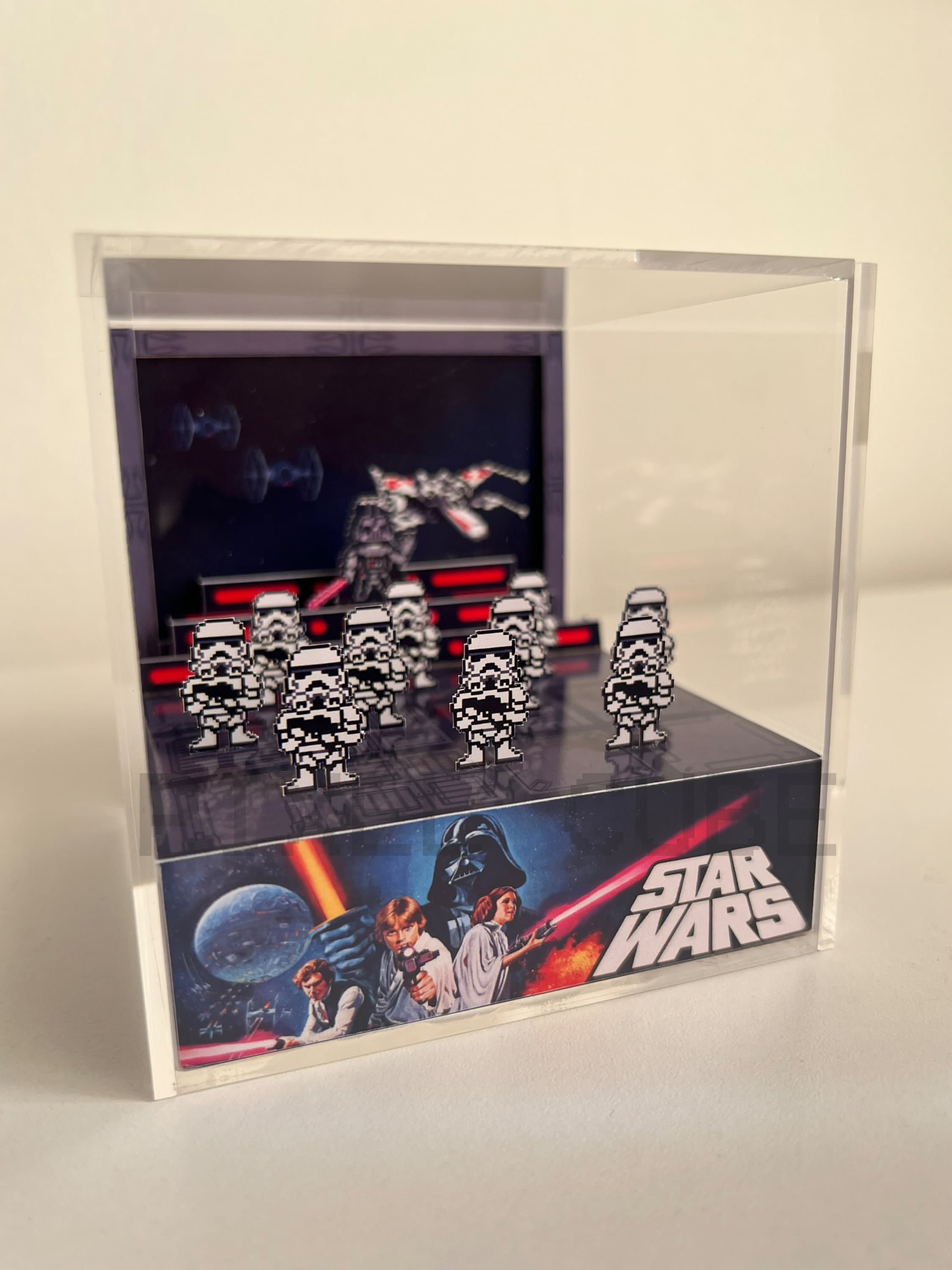 Star Wars DIY Diorama Cube Template Darth Vader Stormtrooper Cube ...