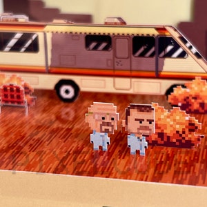 Breaking Bad DIY Diorama Cube Template Breaking Bad Cube Digital File ...