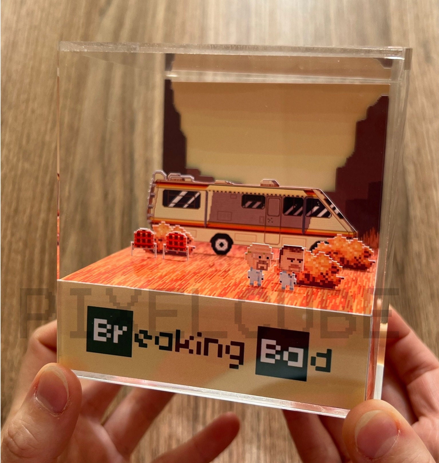 Breaking Bad DIY Diorama Cube Template Breaking Bad Cube Digital File ...