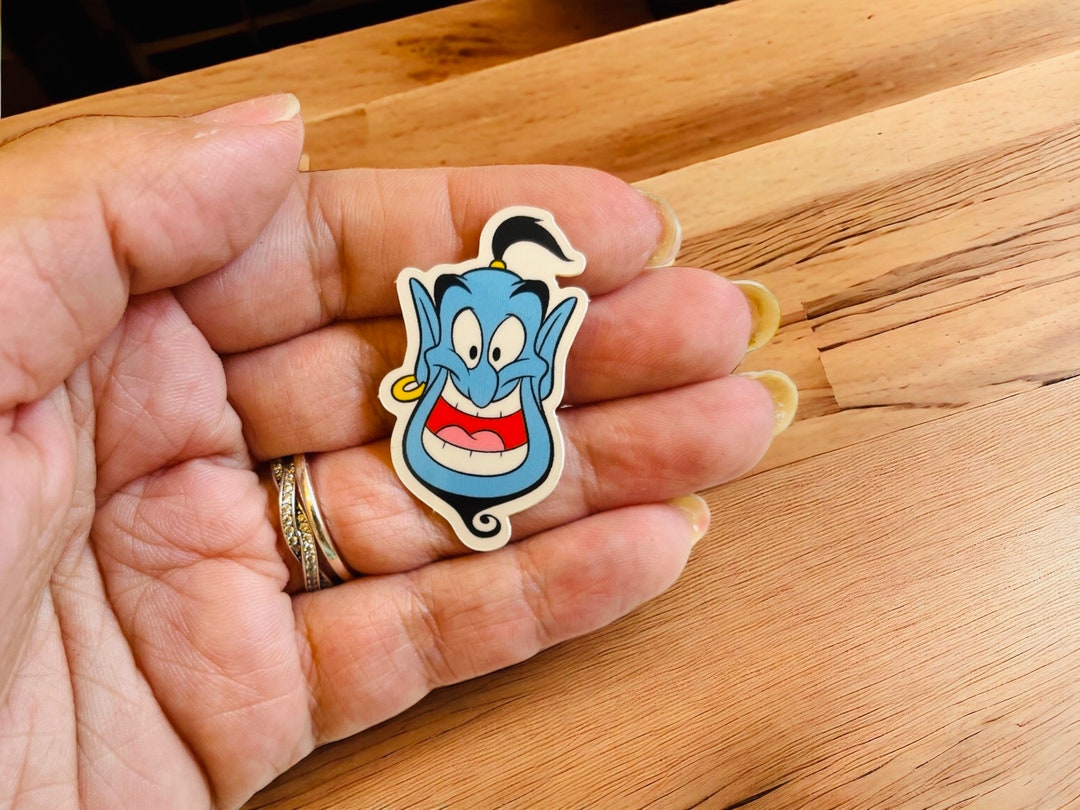 2 Genie of Aladdin Stickers / Vinyl Stickers - Etsy