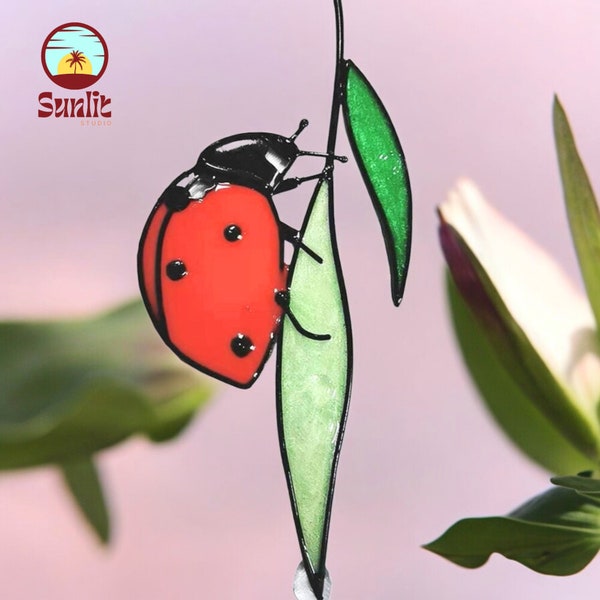 Ladybug Suncatcher - Etsy