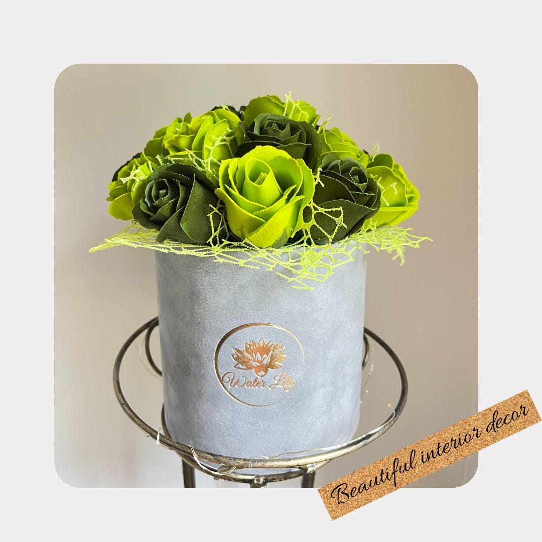 Eternal Artificial Roses Bouquet: Soap Flowers Perfect Gift for Her - Etsy
