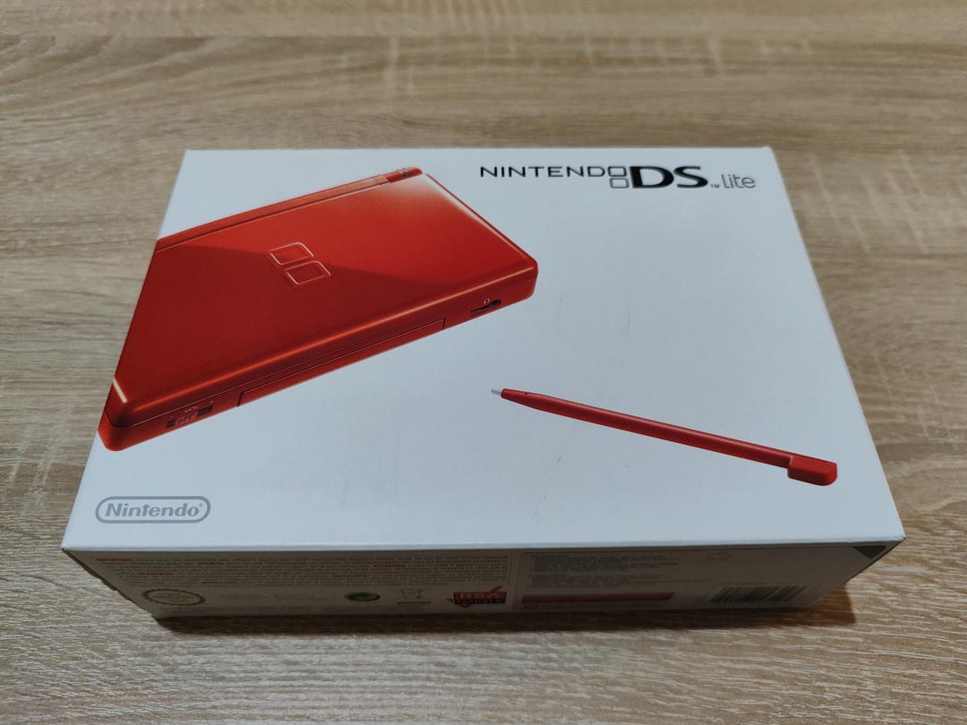 Nintendo DS Lite Red Console – Complete UK Version, Fully Functional ...