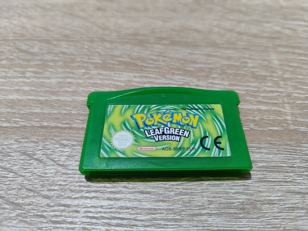 Pokemon: Leaf Green game Boy Advance GBA Authentic Cart Only Tested - Etsy