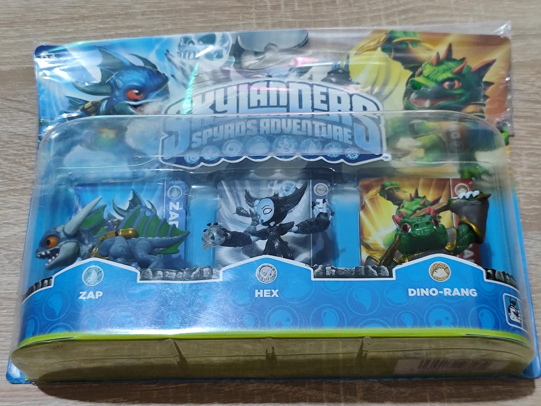 Skylanders Spyro's Adventure Zap, Hex & Dino-rang Triple Pack ...