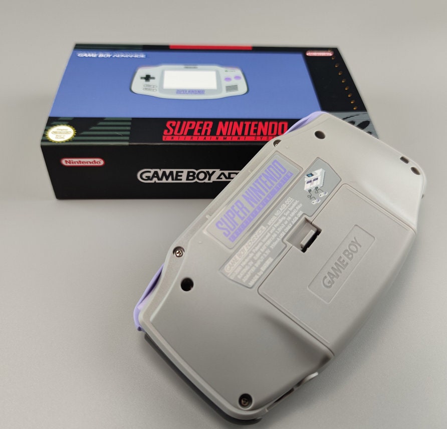 Game Boy Advance Custom Super Nintendo Edition With IPS and Collection ...