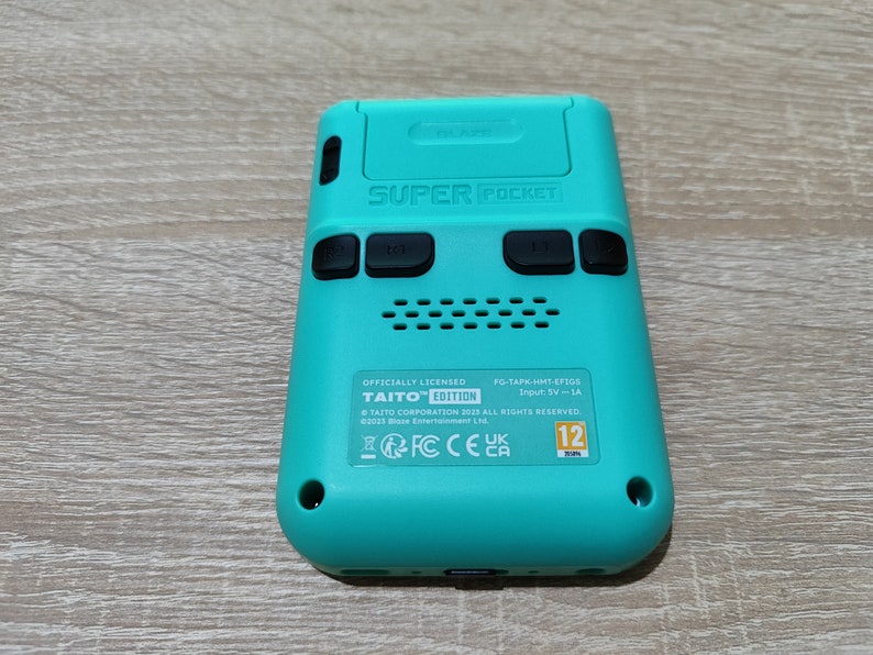 Hyper Mega Tech! Taito Super Pocket Retro System With 2 Games & Case ...