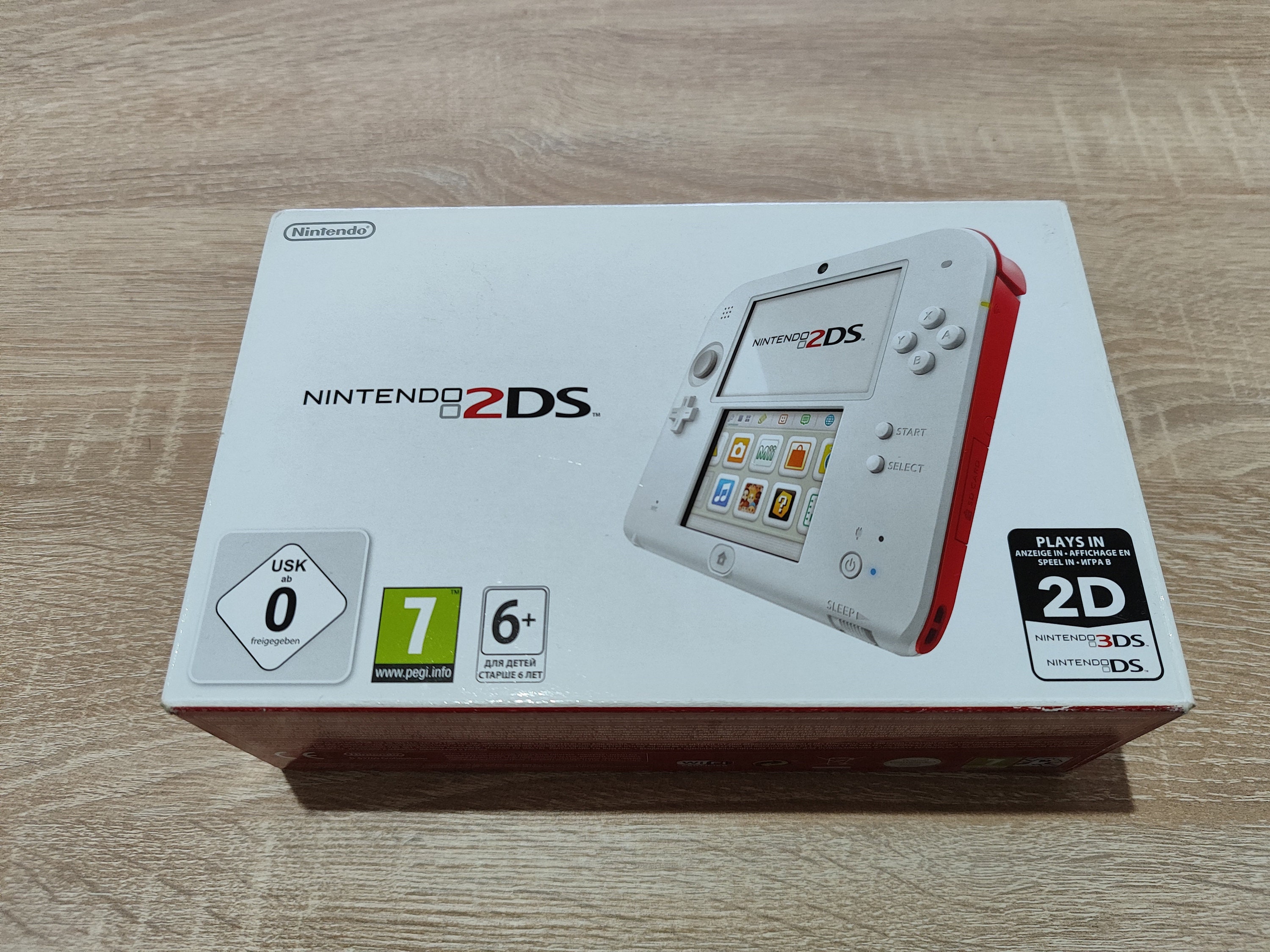 Nintendo 2DS White Red Console, Complete - Etsy