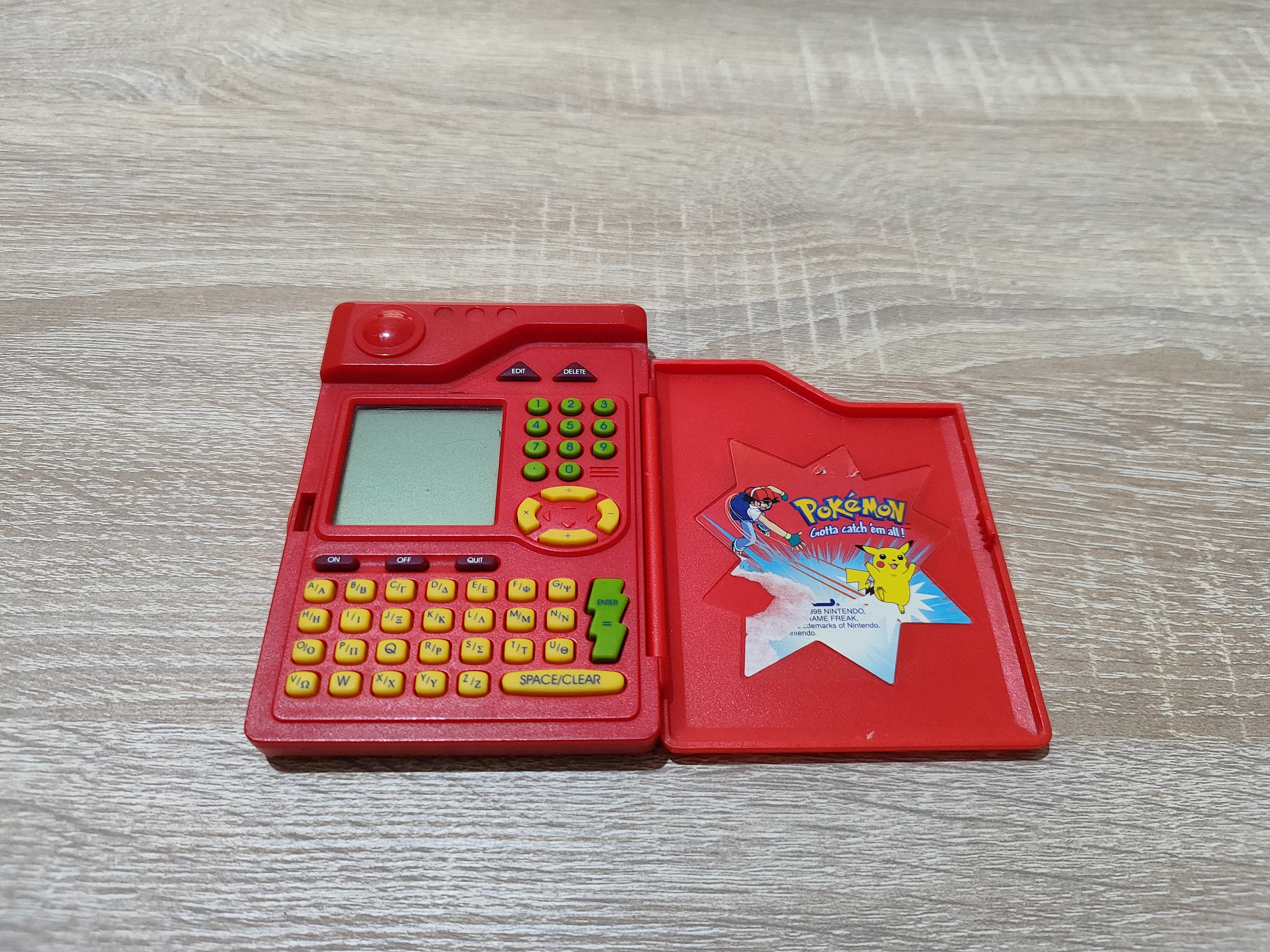 Pokemon Pokedex Hand Held Vintage Toy 1998 by Tiger Electronics ...