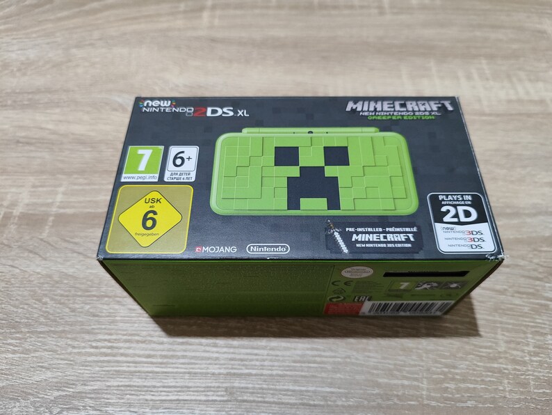 2DS XL Minecraft Creeper Edition Console - Etsy