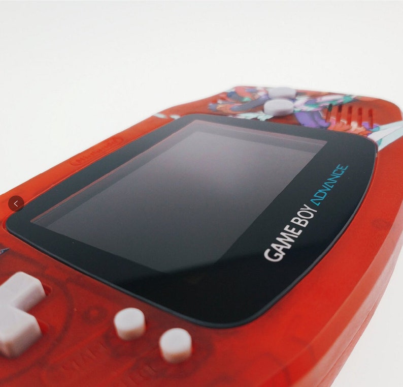 Game Boy Advance Custom Red Rockman Zero Edition With IPS 2.0 and ...