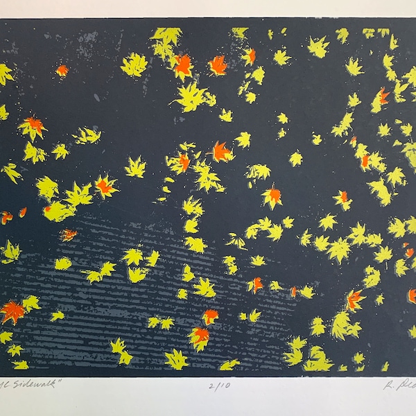 Japanese Silk Screen Print - Etsy