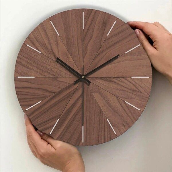 Walnut Clock - Etsy