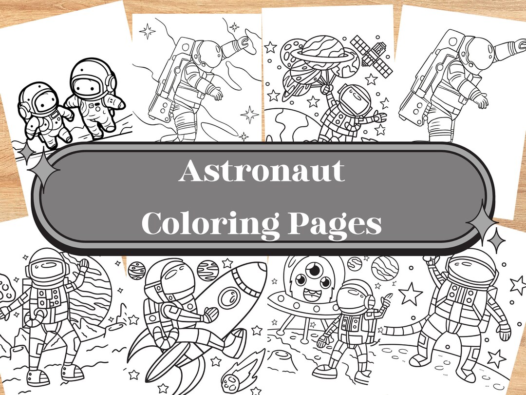 Astronaut Coloring Pages Fun Educational Printable Kids Activities ...