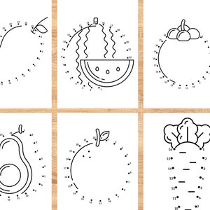 Printable Fruit Tracing Line Worksheet, Preschool Curriculum Learning ...