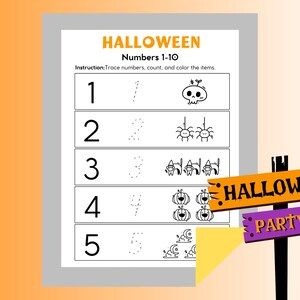 10-page Digital Halloween Activity and Learning Pack for Kids Fun ...