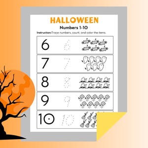 10-page Digital Halloween Activity and Learning Pack for Kids Fun ...