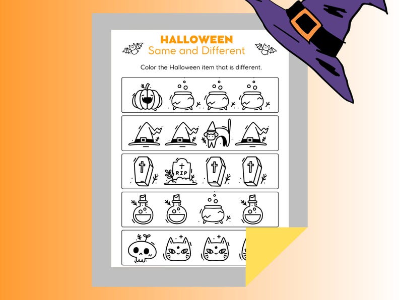 10-page Digital Halloween Activity and Learning Pack for Kids Fun ...