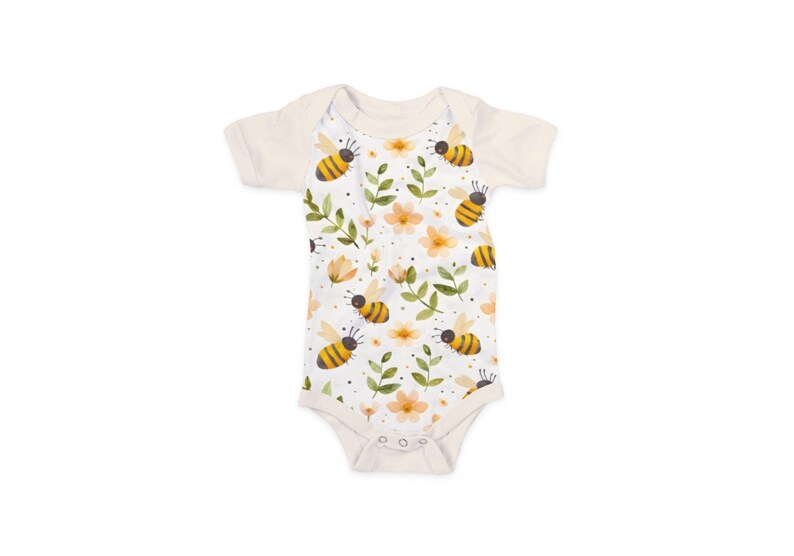 Honey Bee Seamless File, Summer Seamless Pattern - Etsy