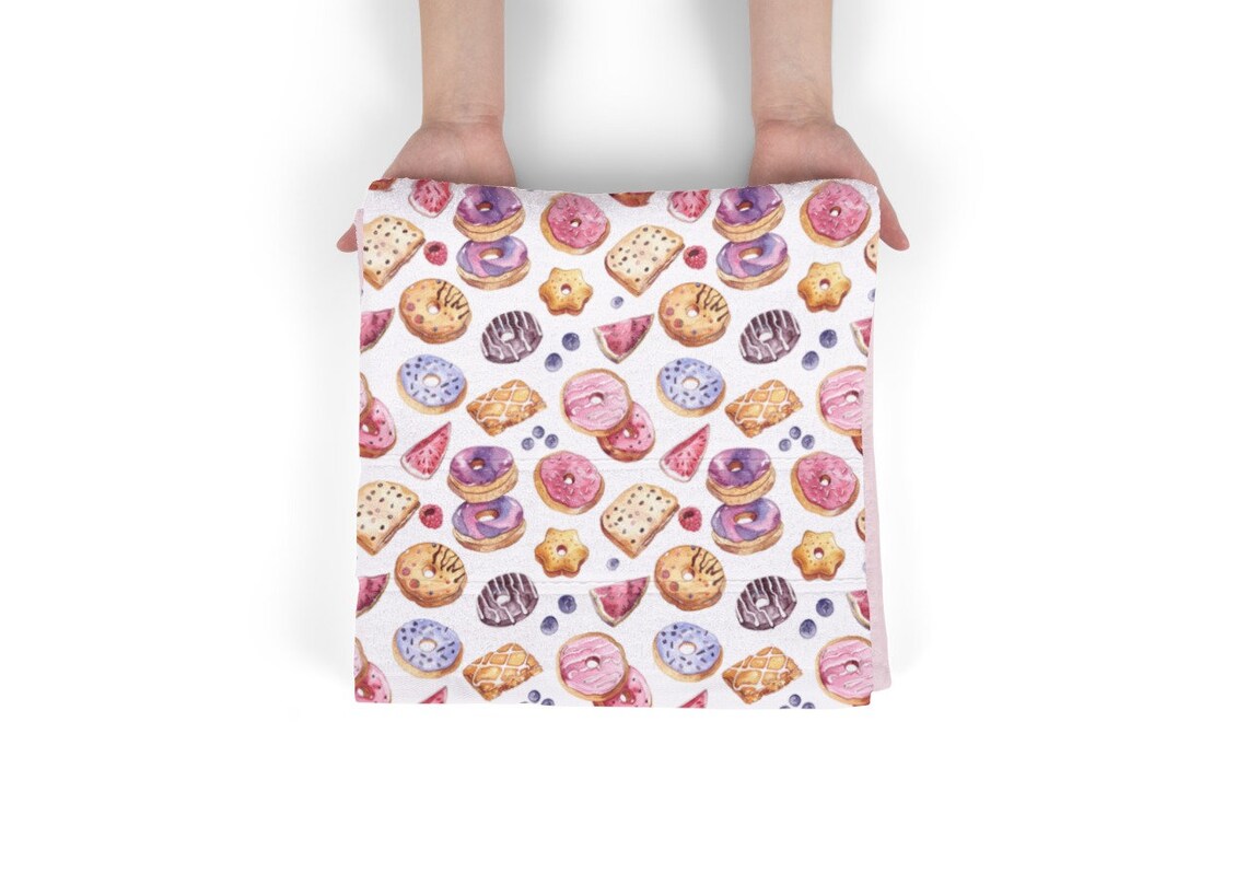 Donuts Seamless Seamless Patterns Instant Download Printable Digital ...