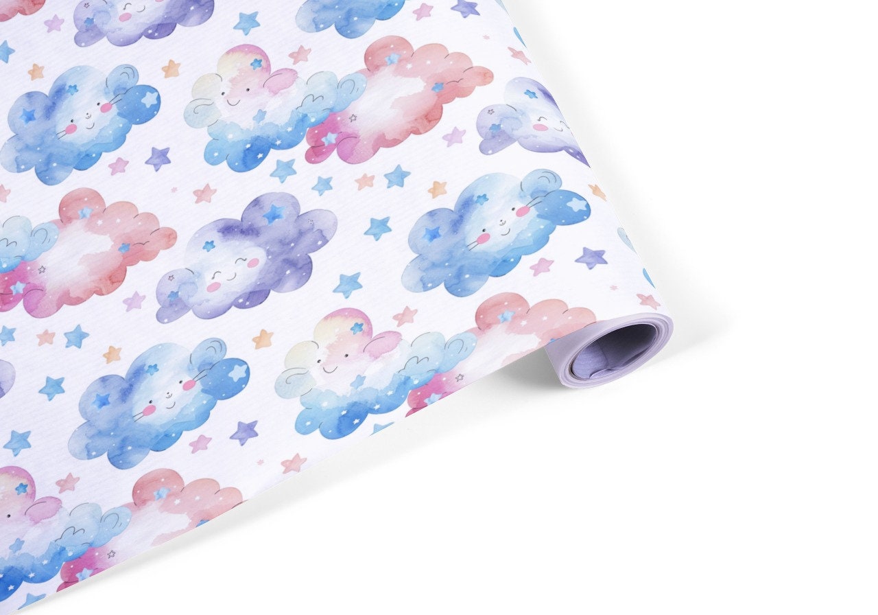 Cute Clouds Seamless , Seamless Patterns | Instant Download | Printable ...