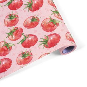 Cute Tomato Digital Paper, Seamless Pattern, Fruit Pattern, Funny ...