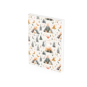 Seamless Boho Mountain Patterns, Watercolor Mountain Boho Digital Paper ...