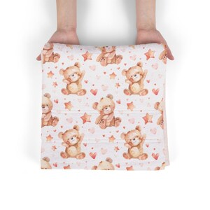 Cute Teddy Bear Seamless, Seamless Patterns Instant Download Printable ...