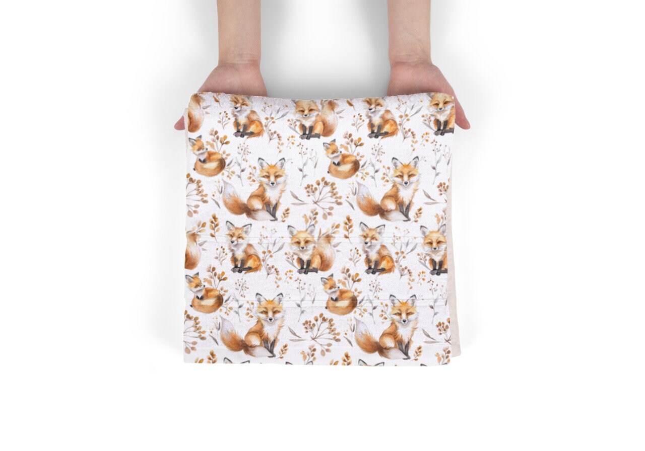 Cute Fox Seamless, Woodland Forest Seamless Patterns Instant Download ...