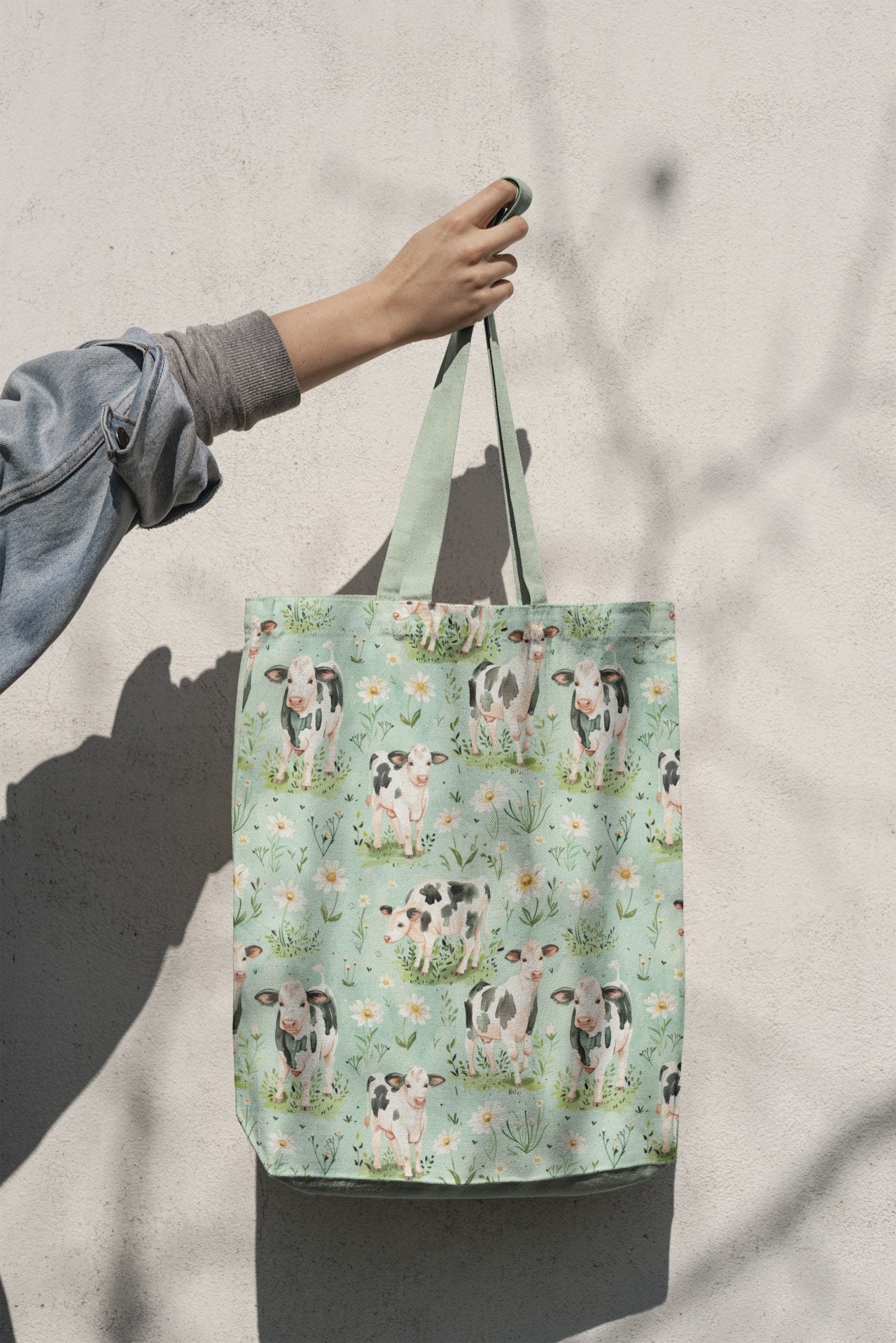 Cute Cow Seamless Seamless Patterns Instant Download Printable Digital ...