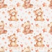 Cute Teddy Bear Seamless, Seamless Patterns Instant Download Printable ...