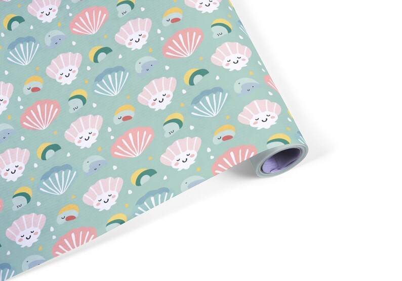 Seamless Pattern Scallop Repeat Pattern for Fabric Under the Sea ...