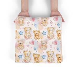 Cute Teddy Bear Seamless, Seamless Patterns | Instant Download ...