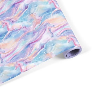 Unicorn Seamless Pattern, Unicorn Digital Paper, Unicorn and Moon ...