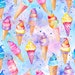 Watercolor Ice Cream Seamless Pattern, Summer Design (digital Download ...