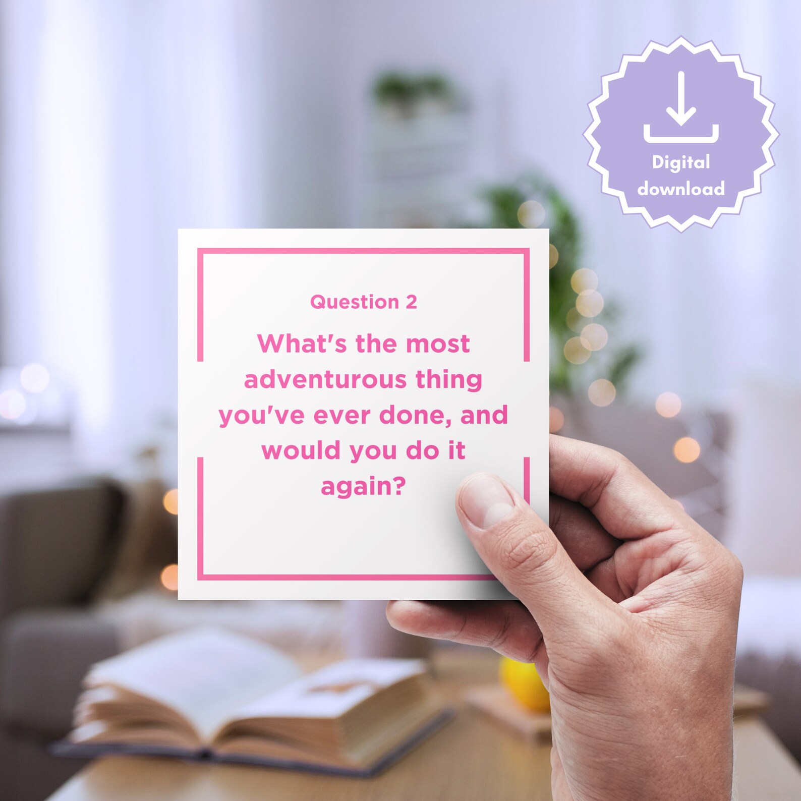 Printable Bestie Deep Talk Question Card Digital Fun Deep Talk ...