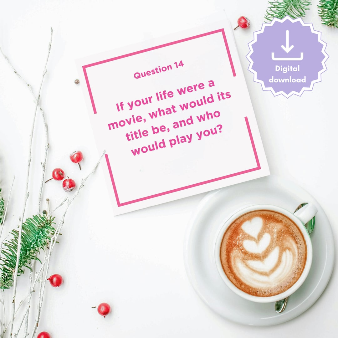 Printable Deep Talk Question Card Digital Deep Talk Conversation Card ...