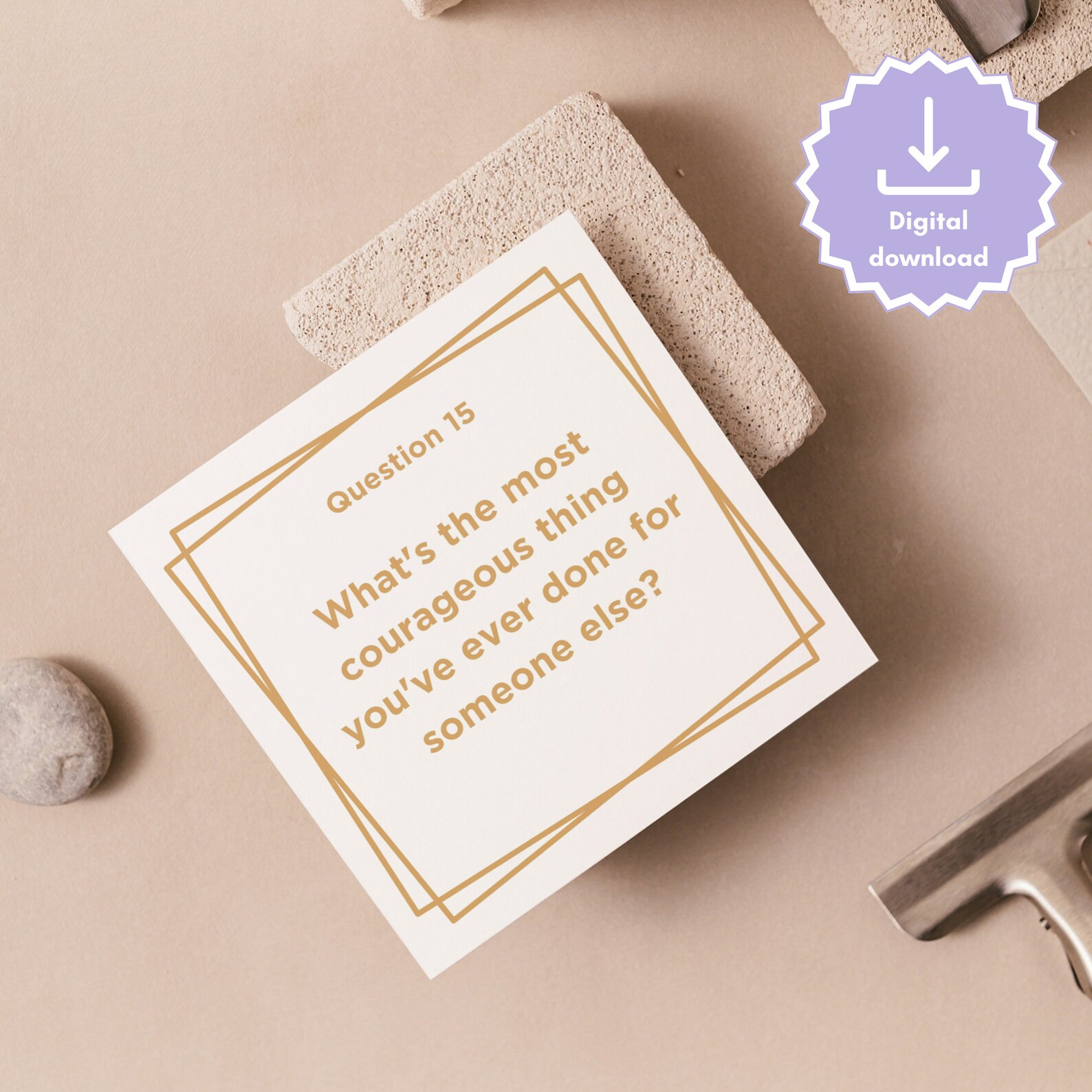 Printable Bestie Deep Talk Question Card Digital Fun Deep Talk ...