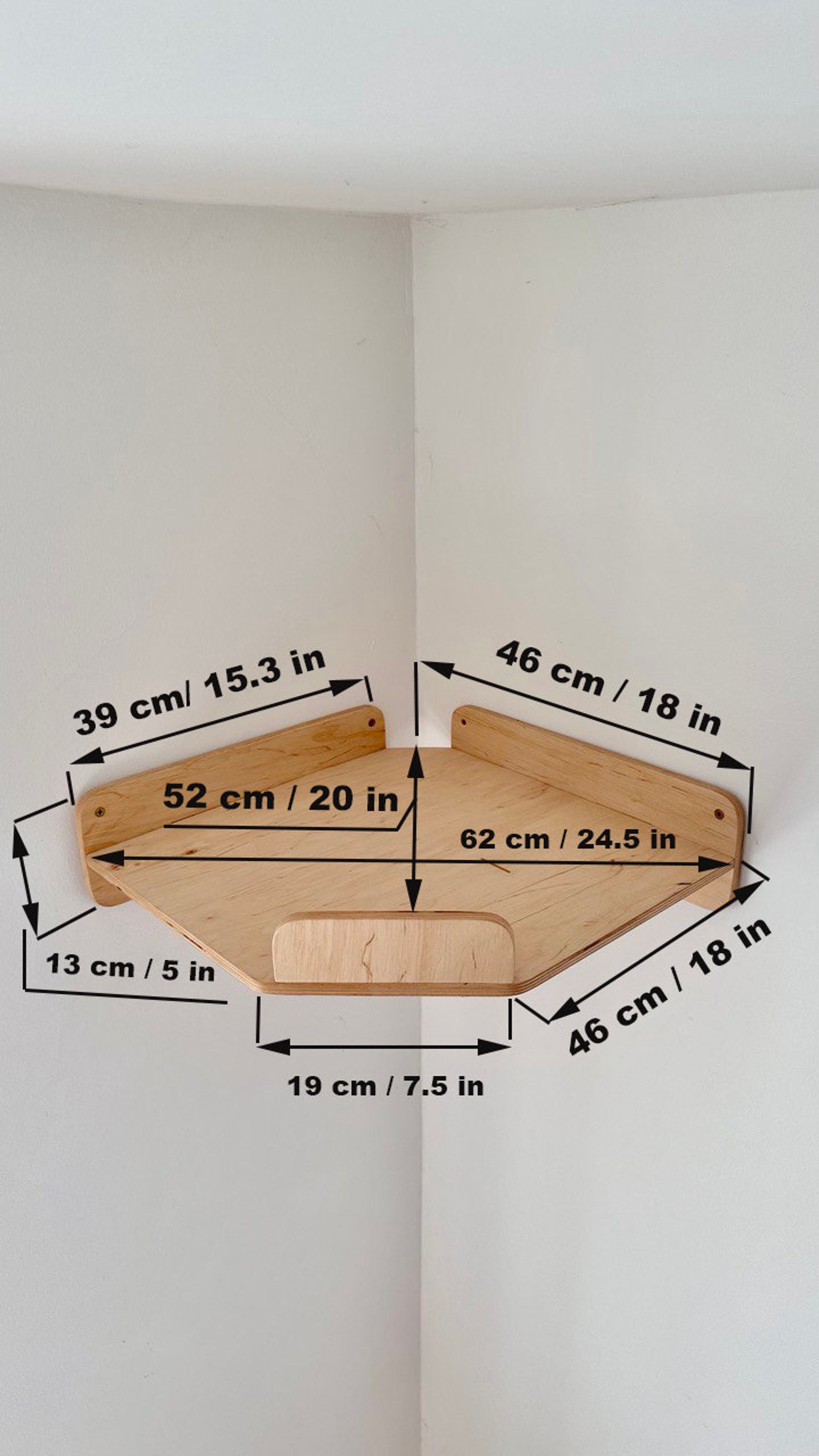 Cat Shelf for 2 Cats, Large Cat Bed, Corner Wall Shelf for Big Cats ...