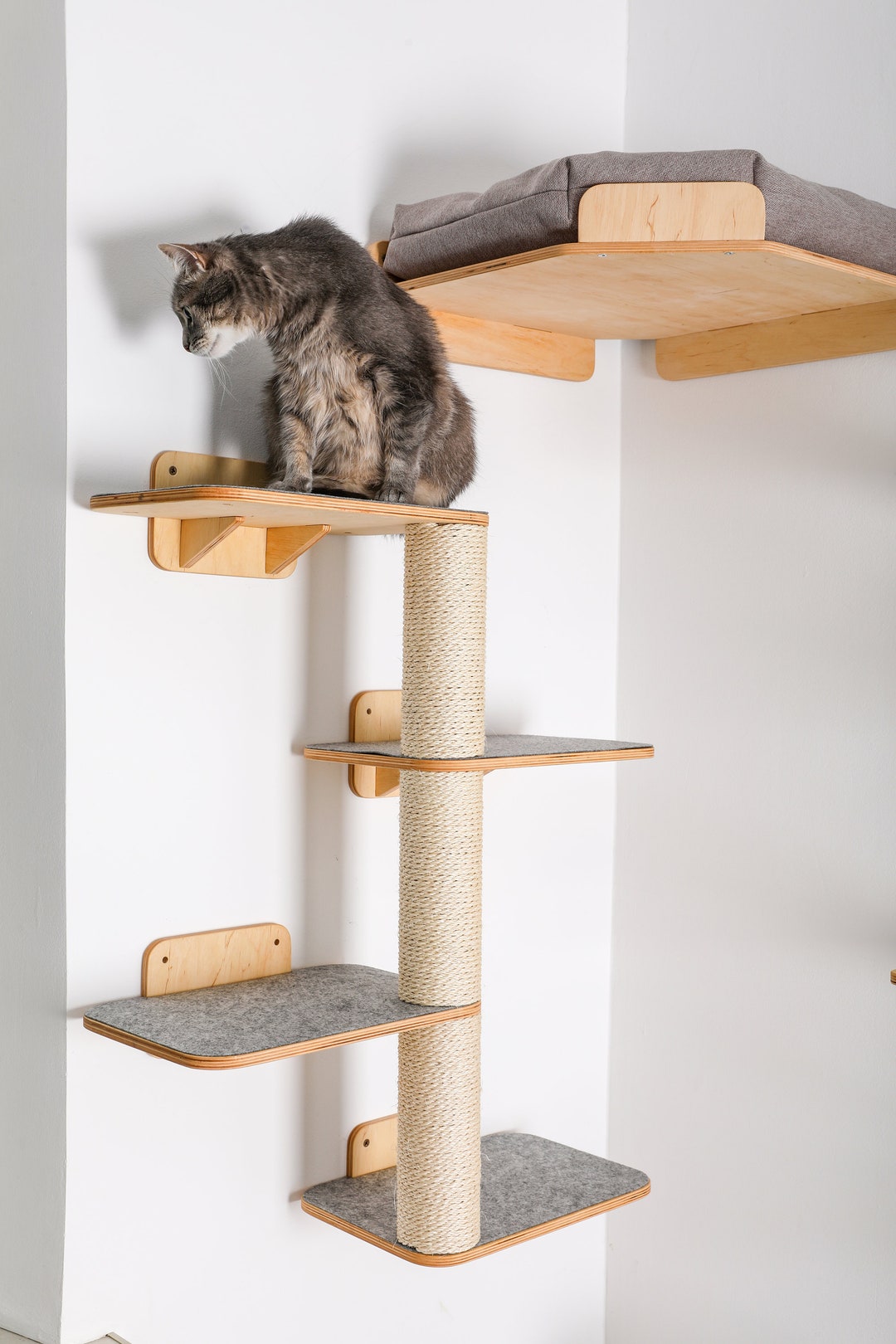 Wall-mounted Cat Tree, Cat Climbing Shelves, Cat Tree, Cat Tower, Cat ...
