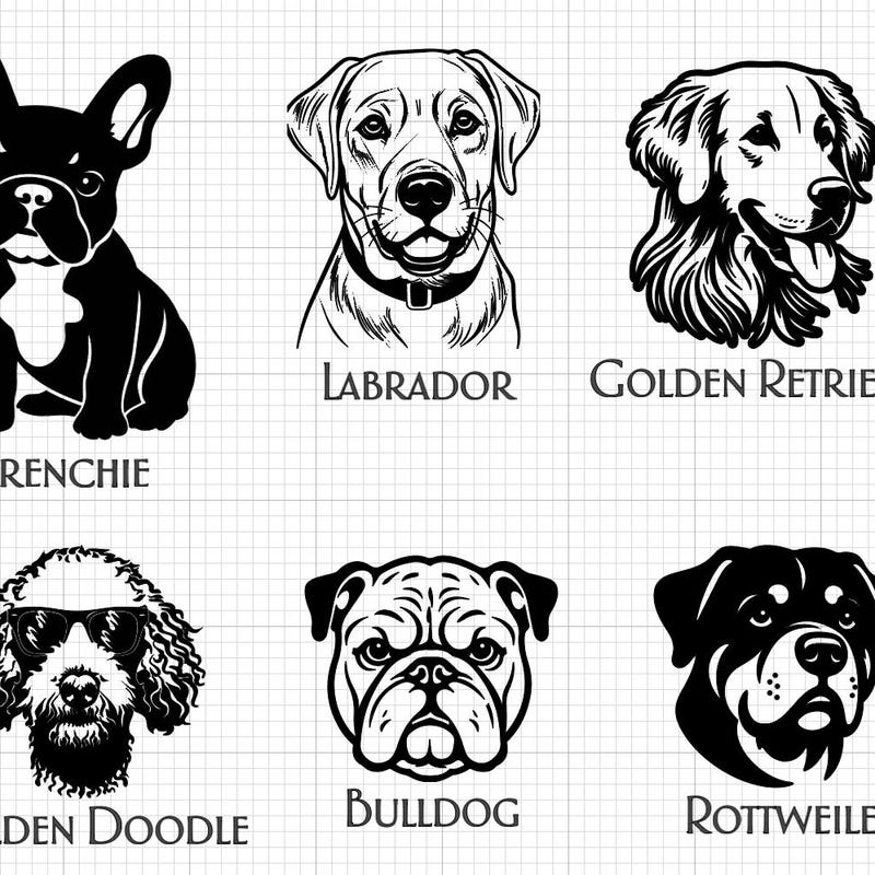 Dog Breed Decal - Etsy