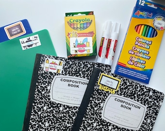 Back to School Labels Back to School Stickers School Supplies Labels ...