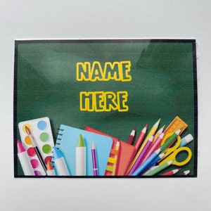 Back to School Labels Back to School Stickers School Supplies Labels ...