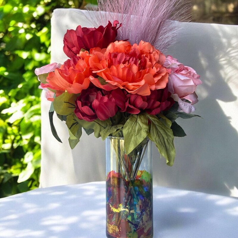 Alcohol Ink Vase - Etsy