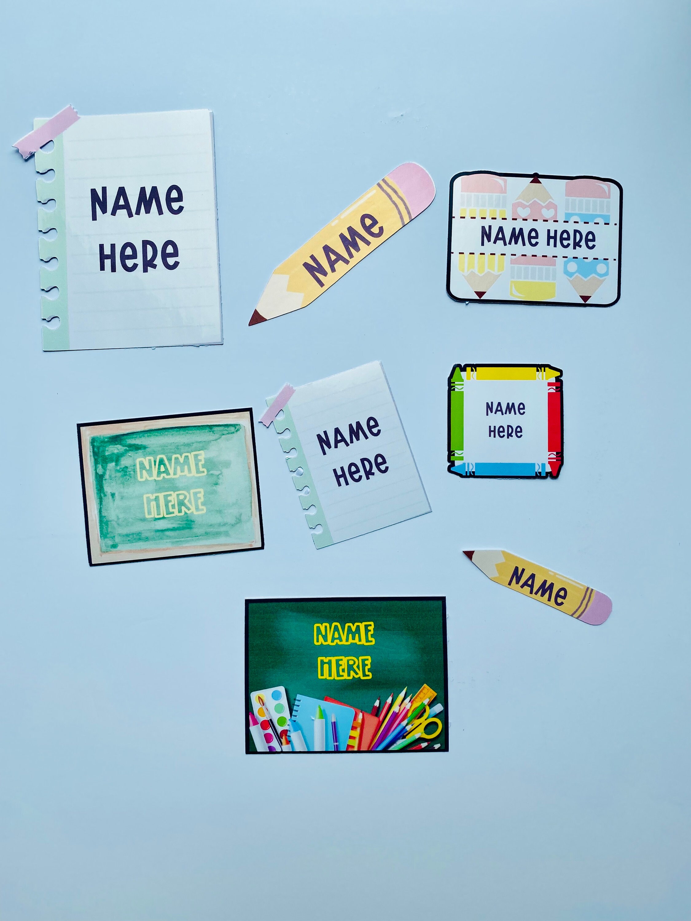 Back to School Labels Back to School Stickers School Supplies Labels ...