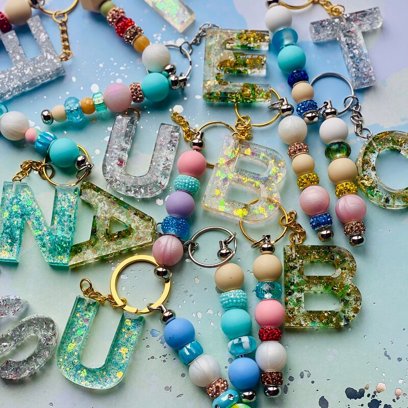 Custom Resin Keychain - Etsy