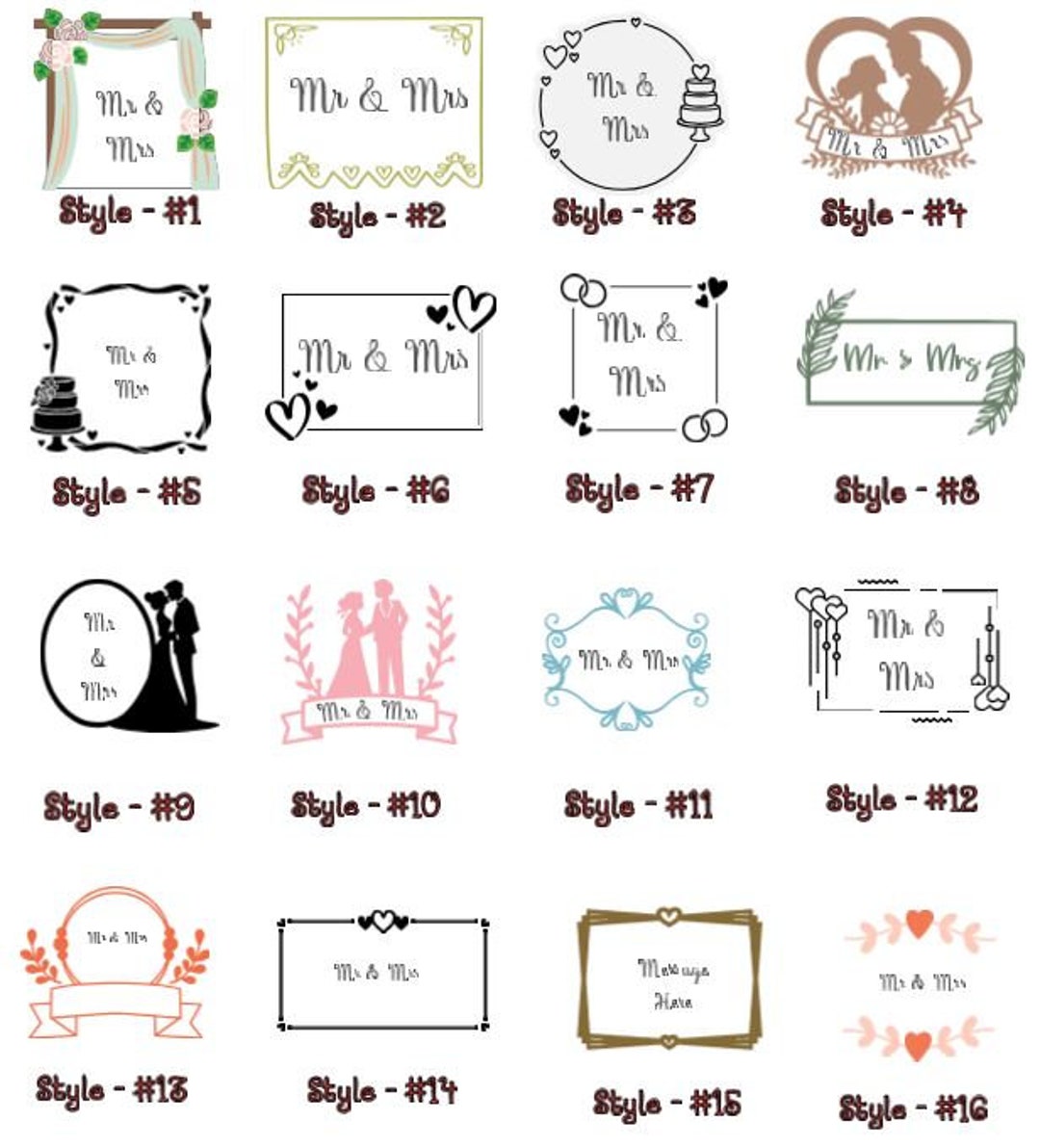 Wedding Labels for All Occasions Customized Personalized Wedding Labels ...