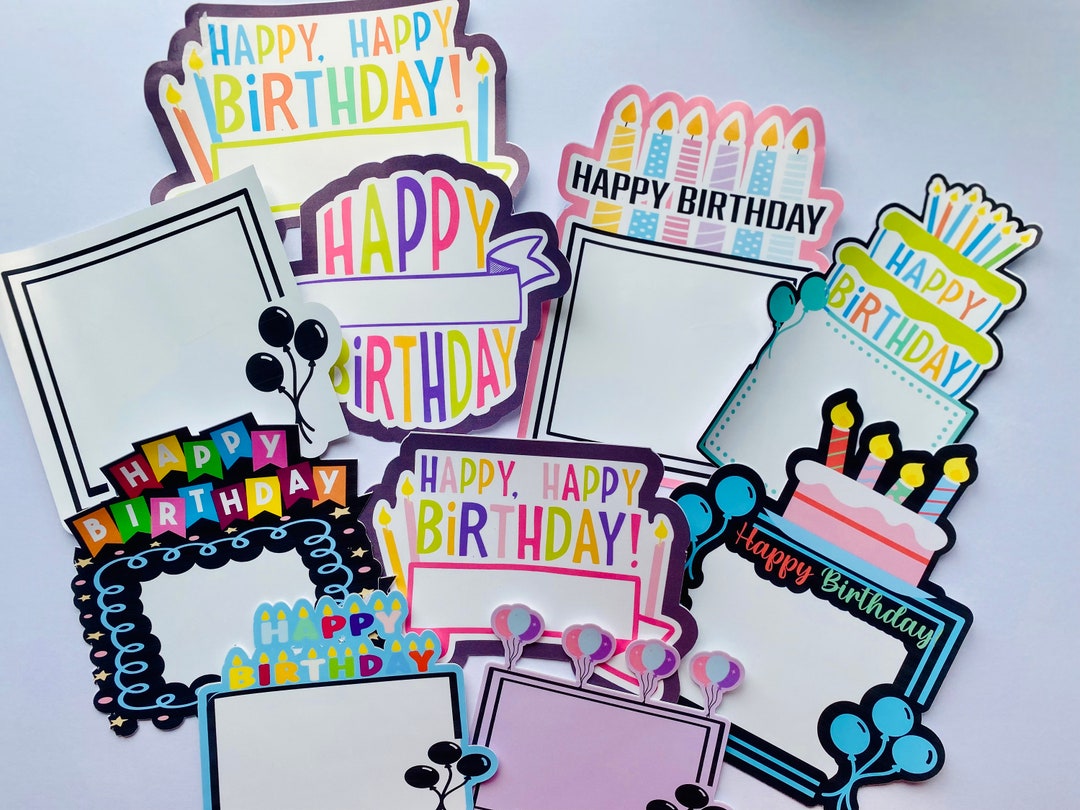 Personalized Birthday Stickers: Party Favor Gift Tags & Labels - Etsy