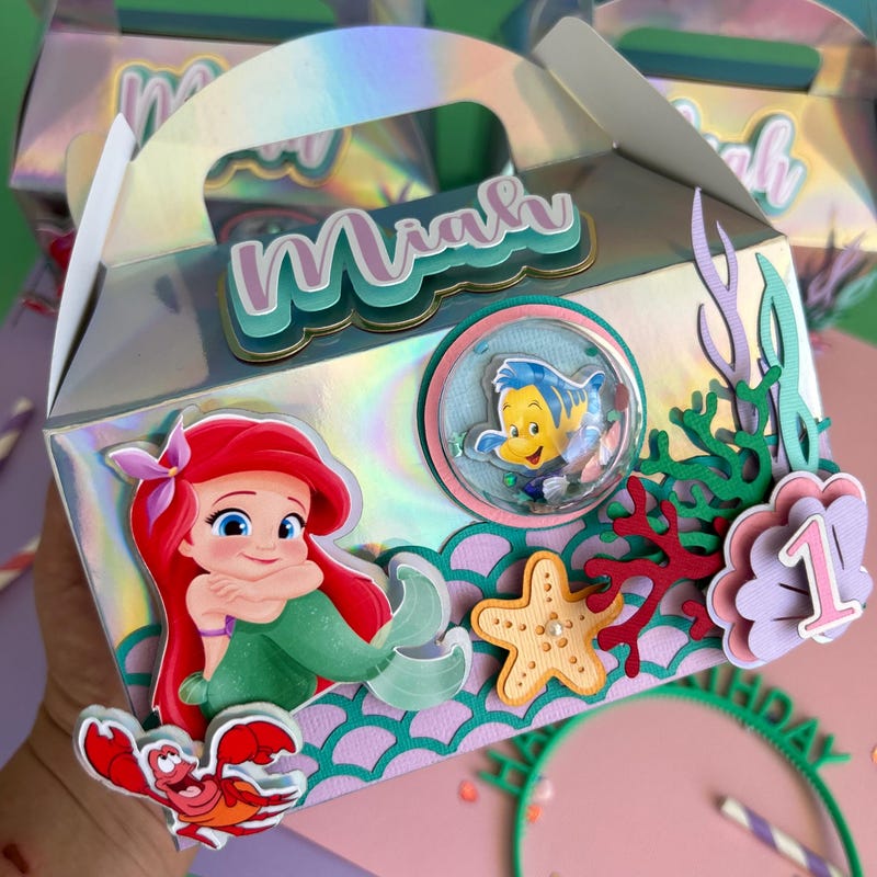 Mermaid Theme Party Boxes - Etsy